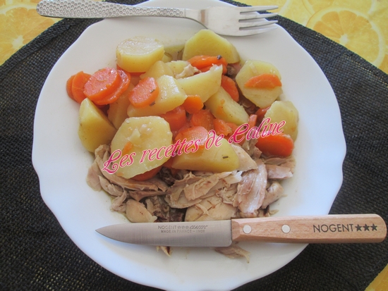 Poulet aux carottes et pommes de terre – LES RECETTES DE CALINE