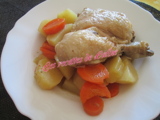 Poulet aux carottes et pommes de terre – LES RECETTES DE CALINE