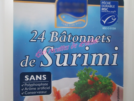 Wrap surimi – LES RECETTES DE CALINE