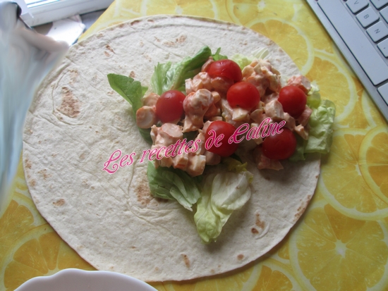 Wrap surimi – LES RECETTES DE CALINE