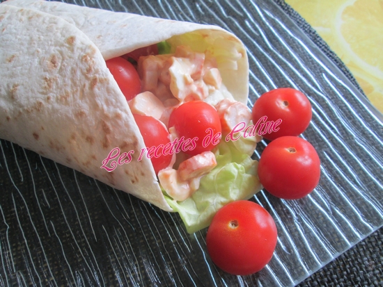 Wrap surimi – LES RECETTES DE CALINE