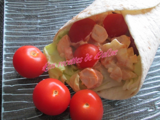 Wrap surimi – LES RECETTES DE CALINE