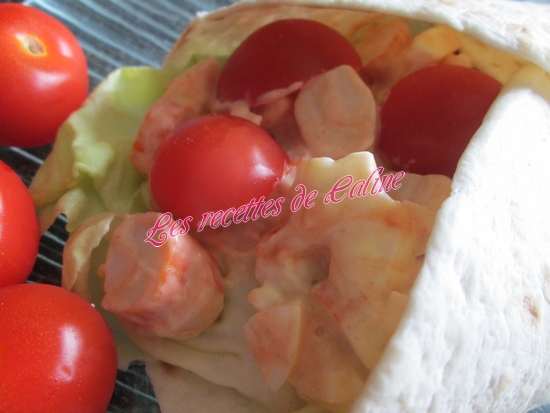 Wrap surimi – LES RECETTES DE CALINE