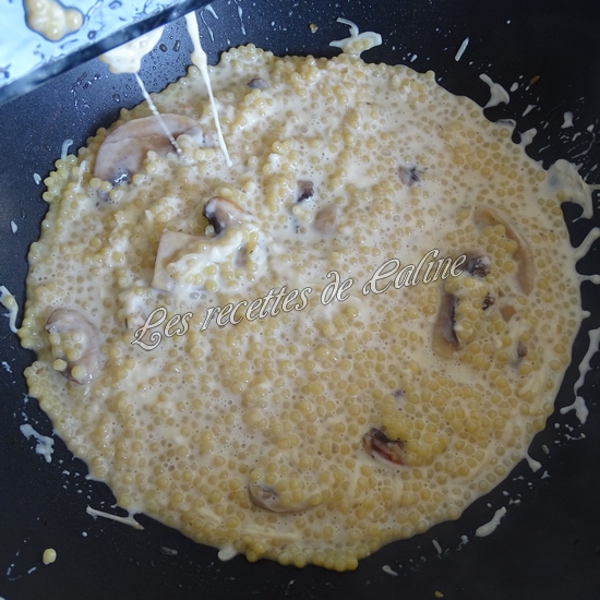 Perles de blé aux champignons – LES RECETTES DE CALINE