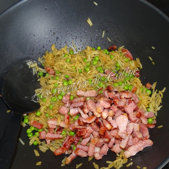 Riz sauté aux petits pois – LES RECETTES DE CALINE