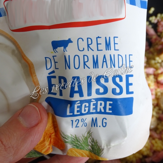 Perles de blé façon carbonara – LES RECETTES DE CALINE