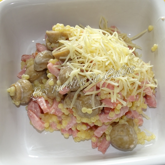 Perles de blé façon carbonara – LES RECETTES DE CALINE