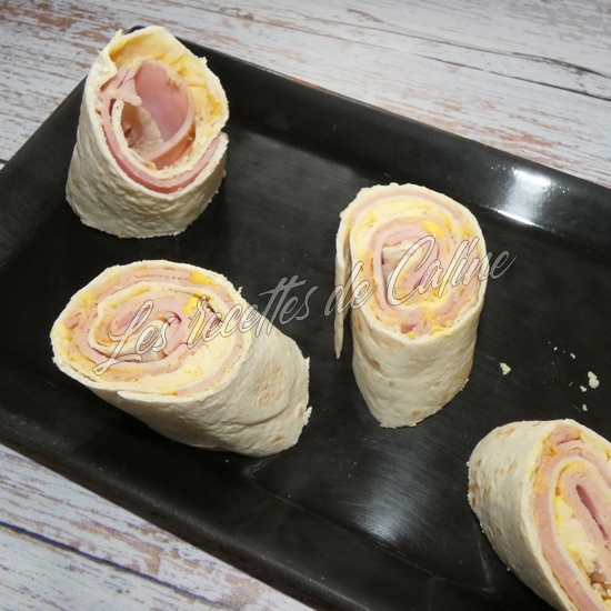 Wrap au jambon et cheddar – LES RECETTES DE CALINE