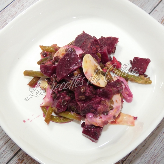 Salade de betteraves aux lentilles, radis et œufs durs – LES RECETTES ...