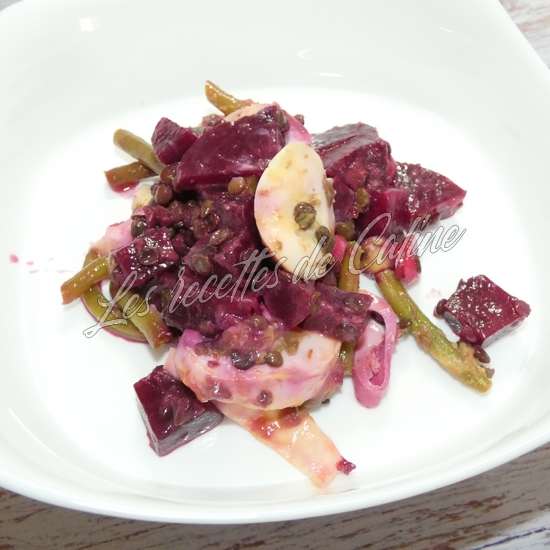 Salade de betteraves aux lentilles, radis et œufs durs – LES RECETTES ...